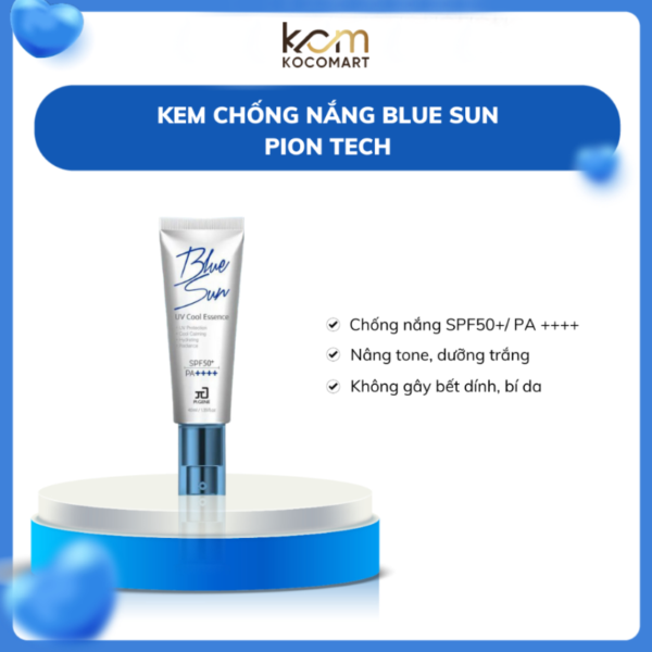 Kem chống nắng Blue sun Pion Tech UV Cool Essence SPF50+/PA++++ 40ml ...