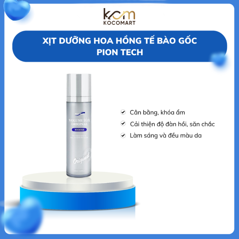 Nước hoa hồng tế bào gốc Pion Tech cấp ẩm cho da 130ml